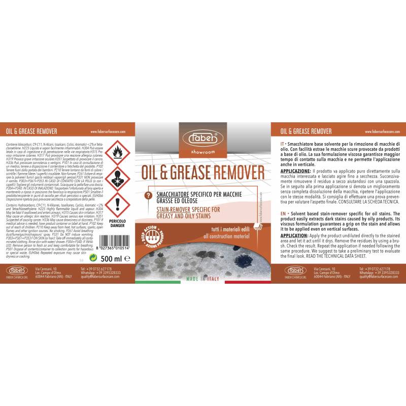 OIL & GREASE REMOVER